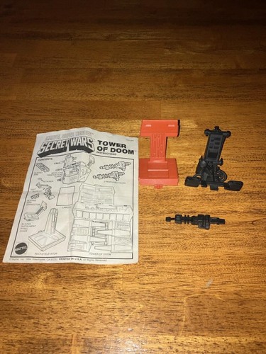 Vintage 1984 Mattel Secret Wars Tower Of Doom Instructions & Parts ...