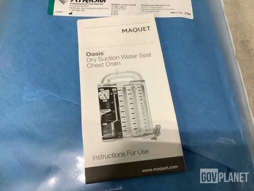 One Case Atrium Oasis Chest Drain System 3600-100, Single Collection ...