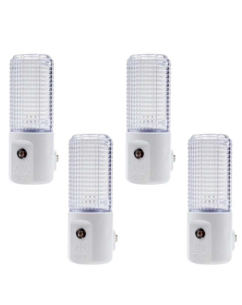 Plug in Night Light, Auto On Off, Bright White LED, Dusk to Dawn Sensor ...