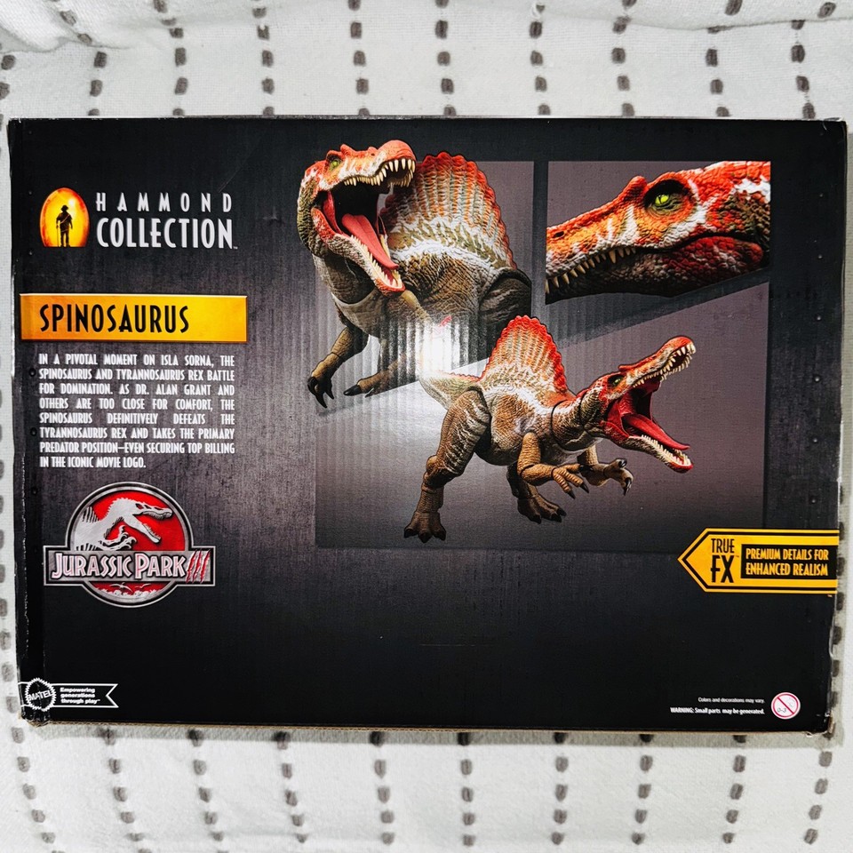 Jurassic World Hammond Collection Jurassic Park 3 Spinosaurus Action ...