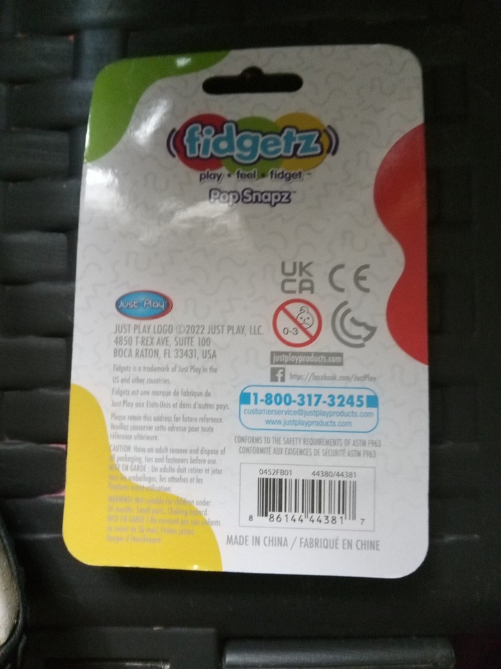 Fidgetz Pop Snapz Compact/Small Sensory Toy Pink NEW | eBay