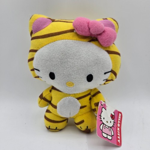 Hello Kitty Plush Disguised in Tiger Costume 6 inch Sanrio Stuffed ...