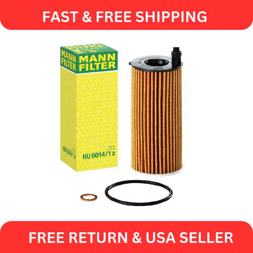 Mann Engine Oil Filter HU6014/1Z For BMW F22 F23 F30 F31 F32 F33 F34 ...
