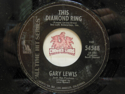 Gary Lewis And The Playboys – This Diamond Ring / Count Me In, 45 RPM ...