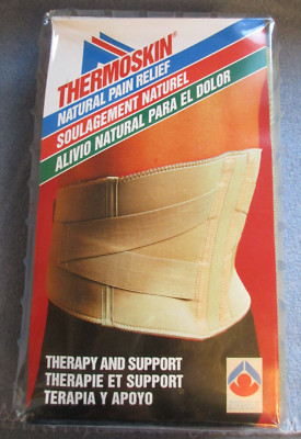Thermoskin Lumbar Support Adjustable Back Support Sz Medium Natural ...