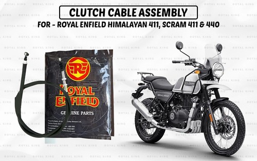 Royal Enfield Himalayan & "Scram 411 & Scram 440 Clutch Cable Assembly ...