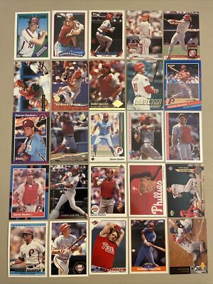 Darren Daulton ⚾️ Philadelphia Phillies Baseball Cards ⚾️ 25 Card Lot ⚾ ...