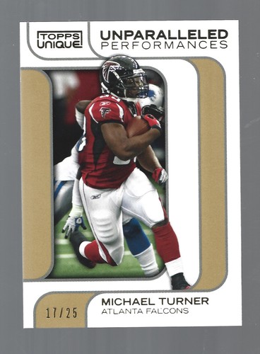 2009 Topps Unique - Unparalleled Performances Michael Turner #UP3 Gold Reserve /25 for sale ...