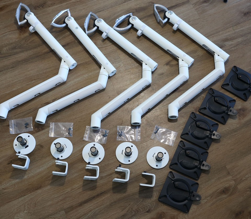 CBS Colebrook Bosson Saunders FLO Monitor Arm Stand With Desk Clamp ...