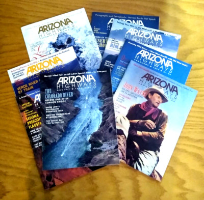 VTG ARIZONA HIGHWAYS MAGAZINES-WITH BINDER- 36 WONDERFUL ISSUES- 1990 ...