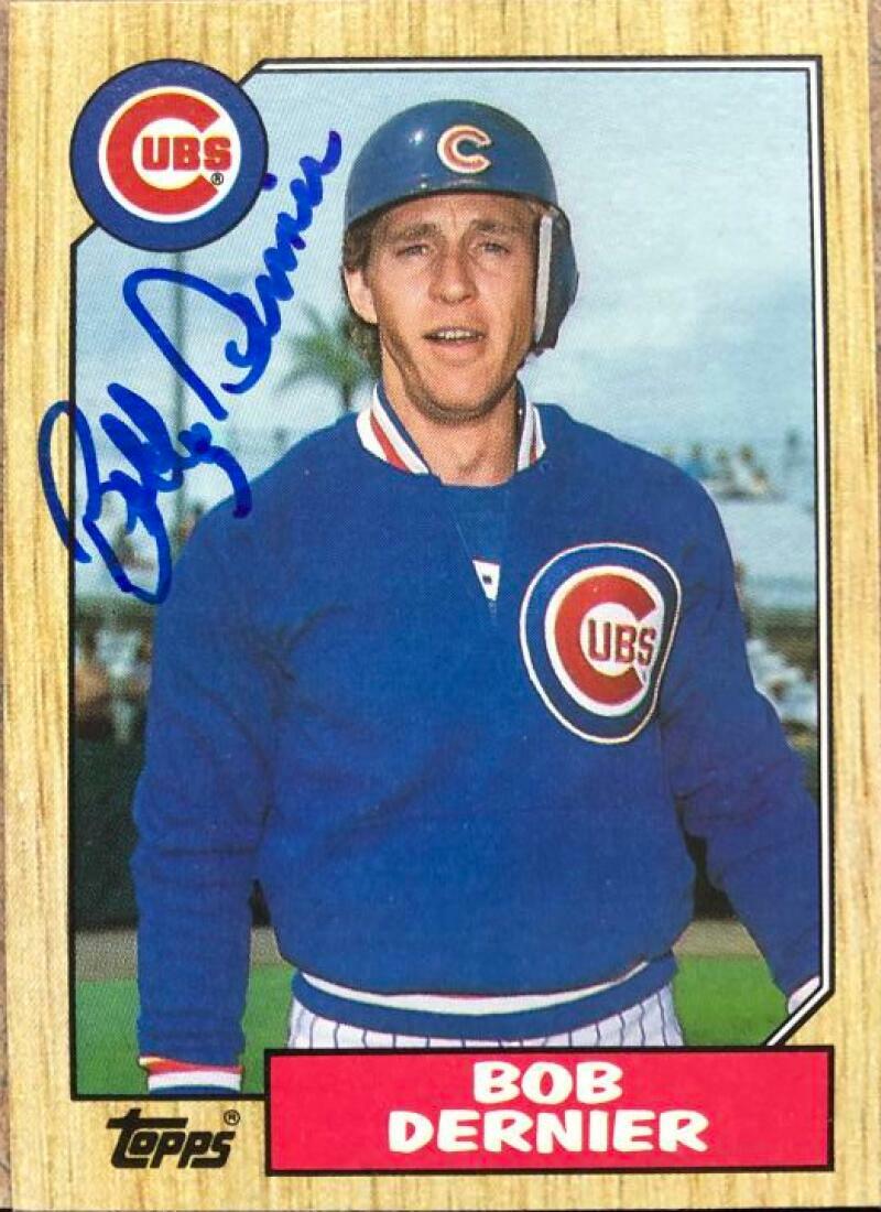 Bob Dernier Autographed 1987 Topps #715 | eBay