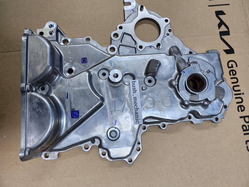 GENUINE OEM Hyundai Kia Cover Assy Timing Chain Oil Pump 213502B702 ...