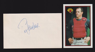 Tim Laudner ( Debut 1981 ) MINNESOTA TWINS SIGNED AUTOGRAPH AUTO 3x5 ...
