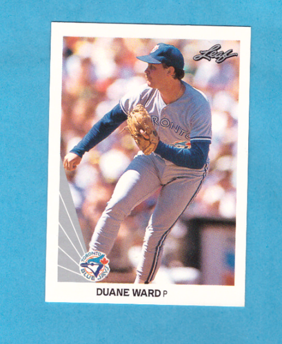 1990 Leaf Baseball card #501 Duane Ward Blue Jays | eBay