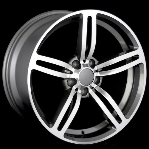 20 Inch 5x120 Wheels Rims 20x9.5 9.5 ET40 Square Set Fits BMW E60 545i ...