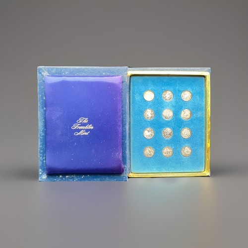 1970 THE FRANKLIN MINT TREASURY OF ZODIAC STERLING SILVER MEDALS | eBay