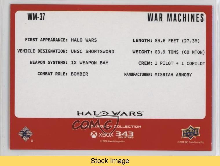 2024 Halo Legacy Collection War Machines Reflex UNSC Shortsword #WM-37 ...