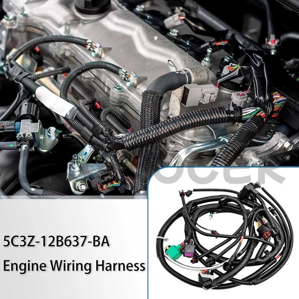 For 05-2007 Ford Super Duty Engine Wiring Harness 6.0L 5C3Z-12B637-BA ...