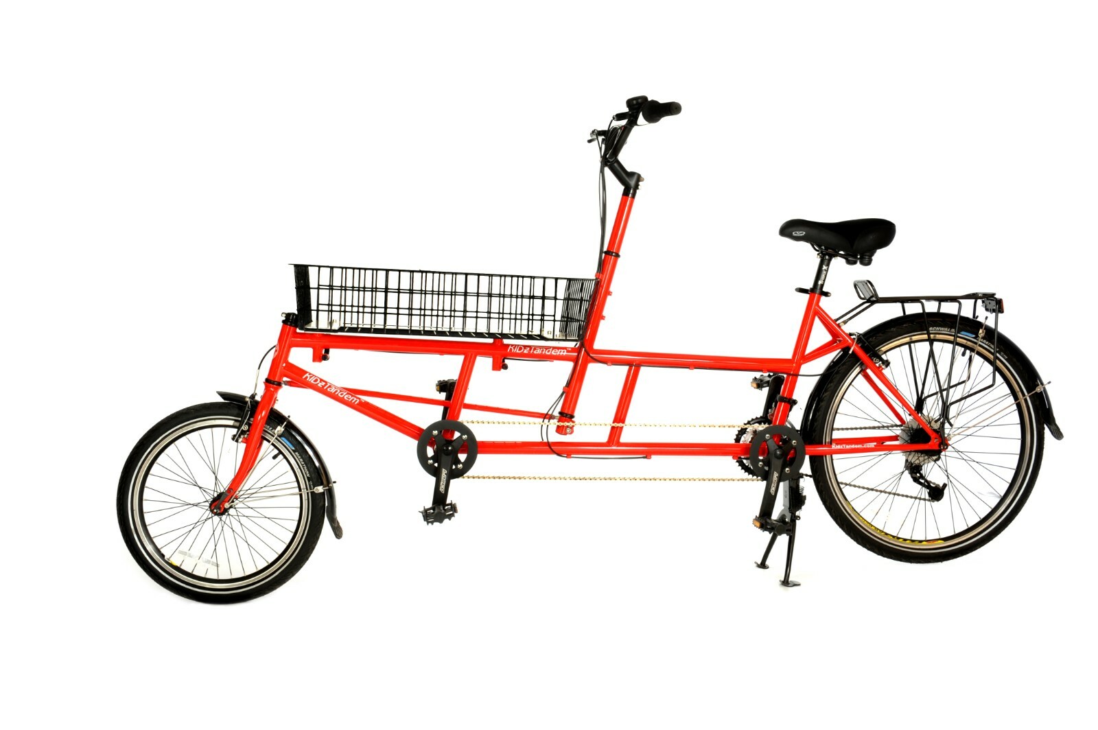 Kidz Tandem Adult and Child Tandem Bicycle Red | eBay