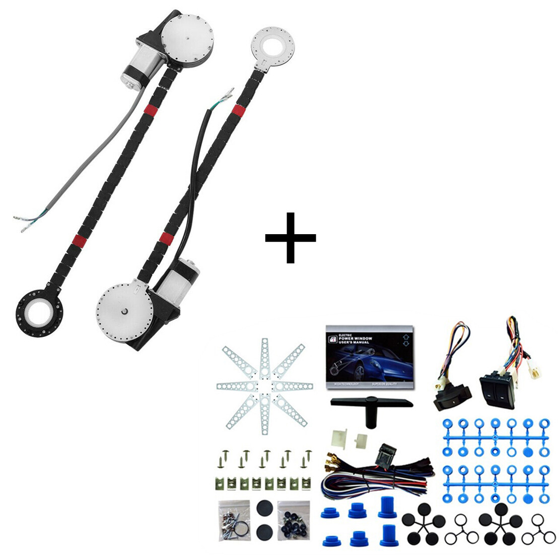 2 Door Universal Car Truck Electric Power Window Conversion Roll Up ...