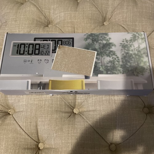 Digital Wall Clock With Time Temperature Humidity Digital Wall Large ...