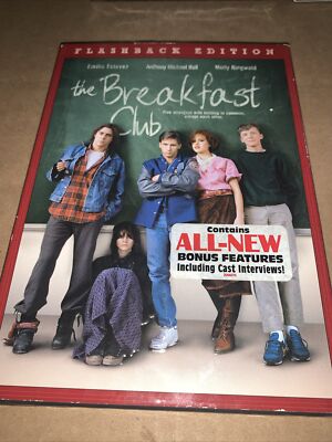 Sealed New The Breakfast Club (DVD, 2008, Flashback Edition) | eBay