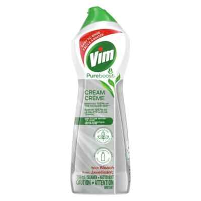 3 x Vim PureBoost Cream Multi-purpose with Bleach Cleaner 750ml Canada ...