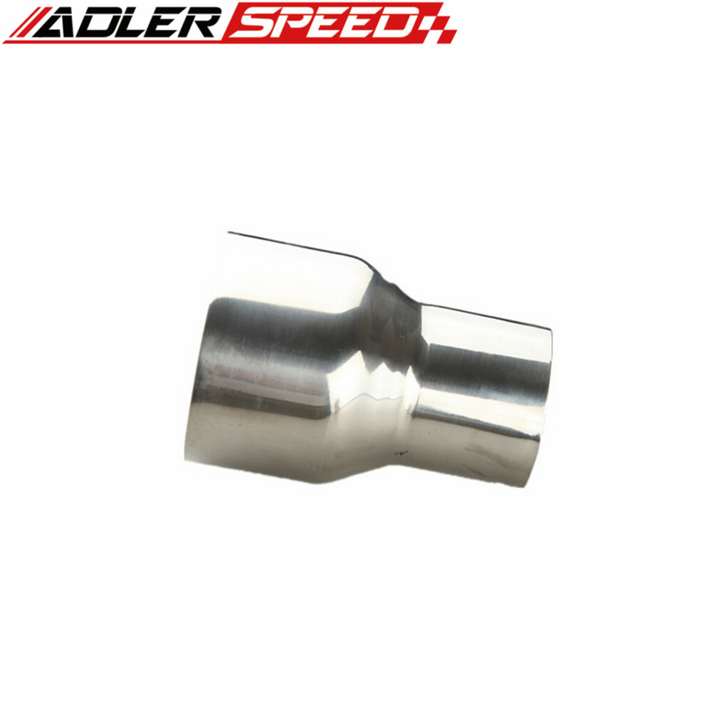 2.5" 63.5mm To 3.5" 89mm OD Stainless Steel Flared Exhaust Pipe Reducer ...