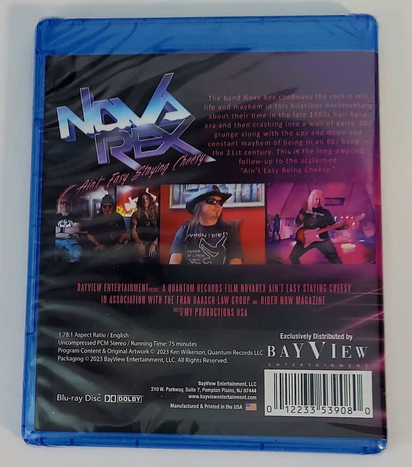 Nova Rex it Ain't Easy Staying Cheesy Blu-ray 12233539080| eBay