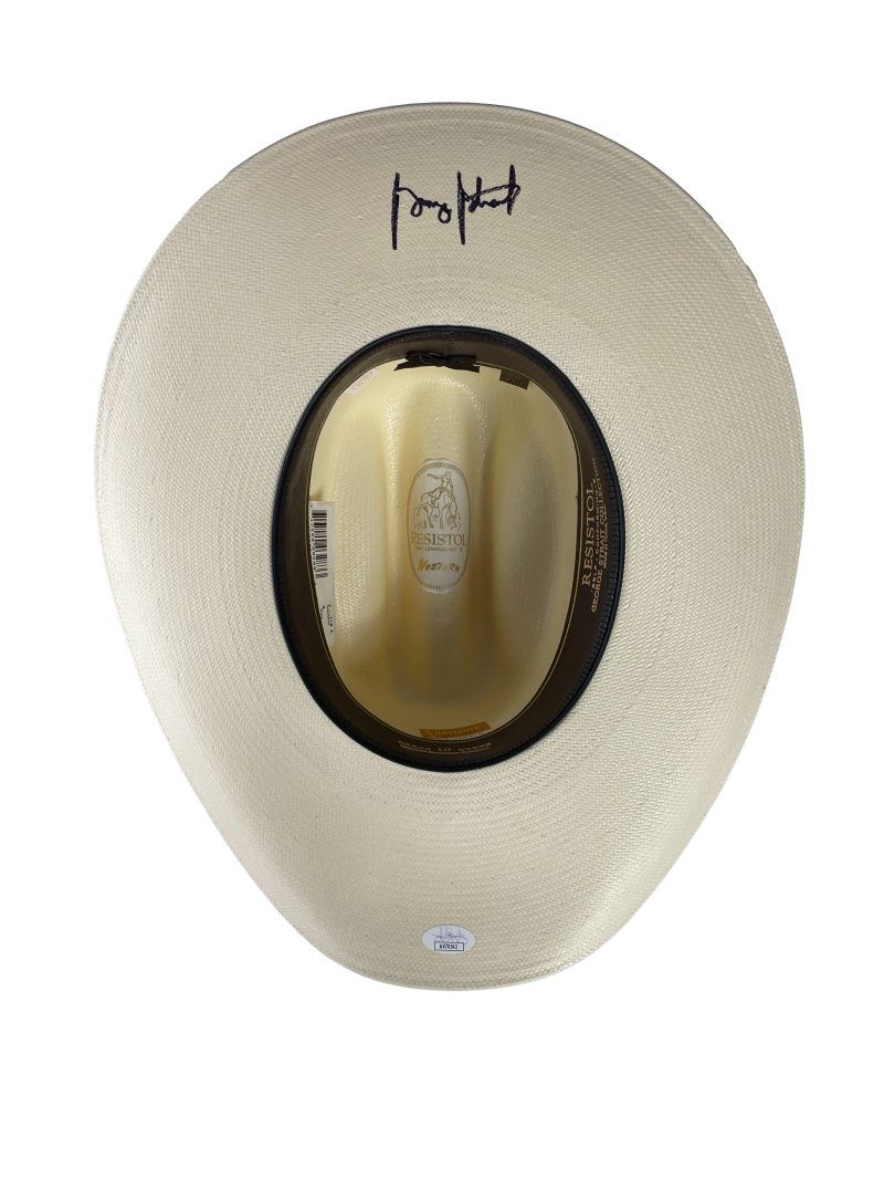 George Strait Signed Autograph Cowboy Hat - The King of Country Music w ...