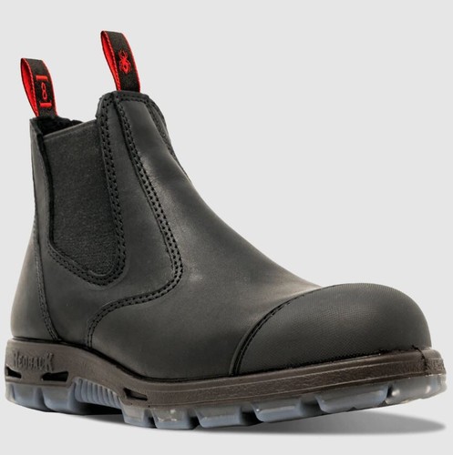 Redback HD Elastic Sided Steel Toe Work Boots USBBKSC With Scuff Cap US ...