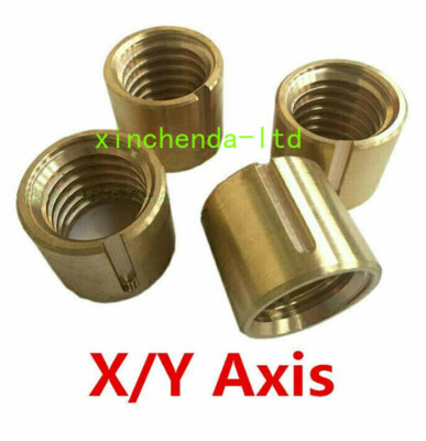 2pc/Set Bridgeport Milling Machine Brass Cross Feed Copper Nut YX Axis ...