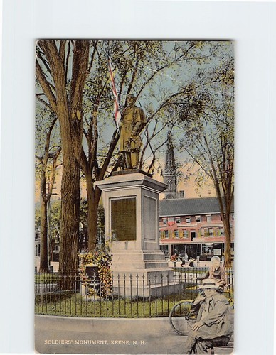 Postcard Soldiers' Monument, Keene, New Hampshire | eBay