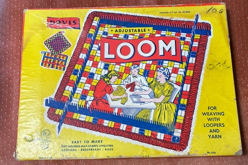 Vintage 1950's Davis Adjustable Loom with Original Box/no Yarn ...