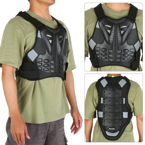 Men Motorcycle Armor Vest Chest Spine Protector XL 5X7E | eBay Australia