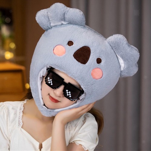 Soft Koala Hat Cute Fancy Dress Men Women Decoration Cosplay Cap Boys ...