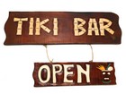 Tiki Bar, Open Sign 24" - Tiki Bar Decor Accents | #bds12037 | eBay