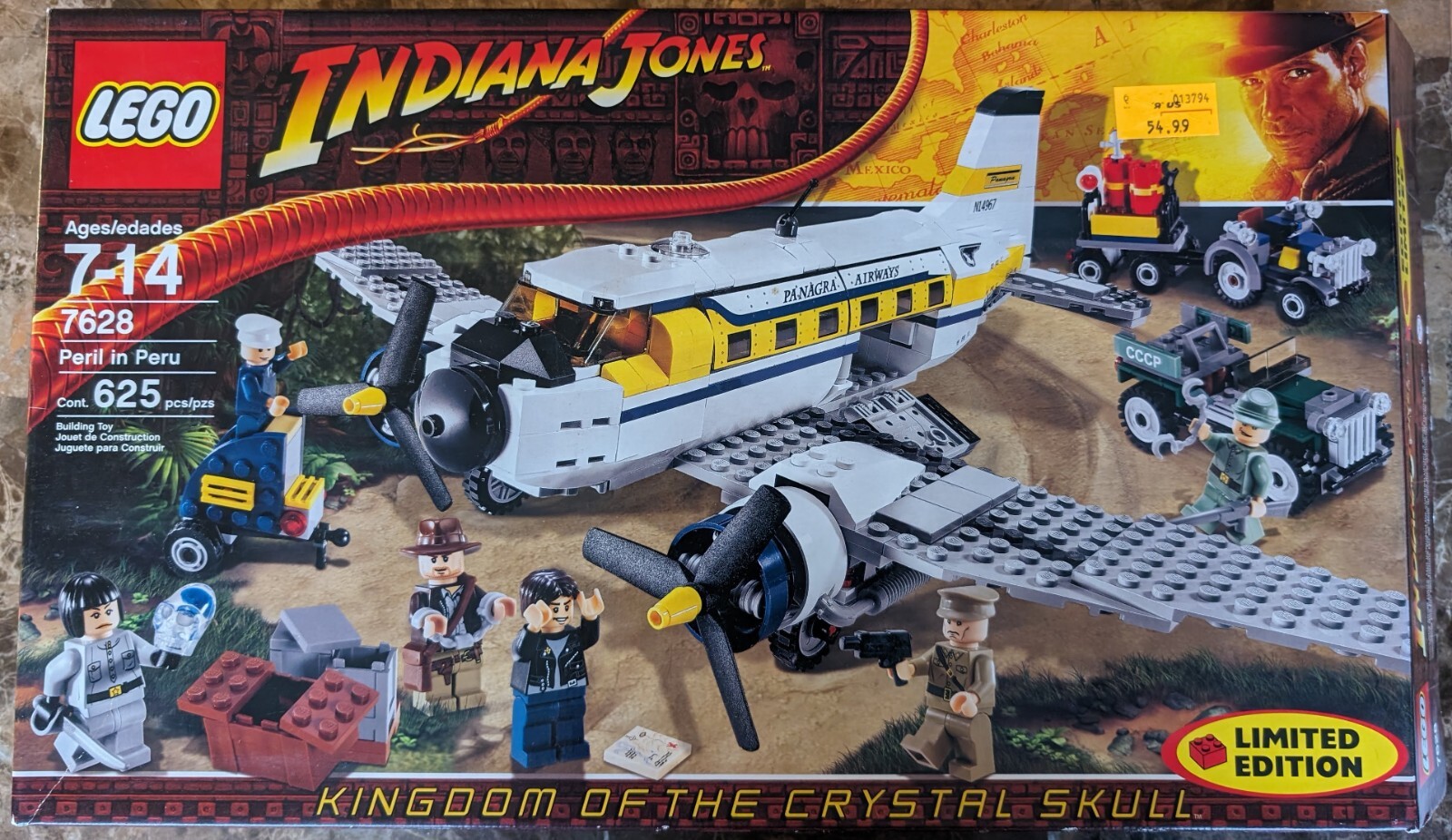 Lego 7628 Indiana Jones Peril in Peru Kingdom of the Crystal Skull 2008 ...