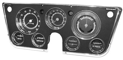 1969 1970 CHEVY GMC TRUCK COMPLETE DASH CLUSTER W/ 5K TACH NO VAC 69 ...