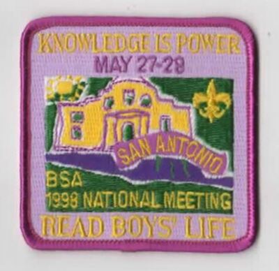 1998 BSA National Meeting Knowledge is Power Read Boys Life LPRPL Bdr ...