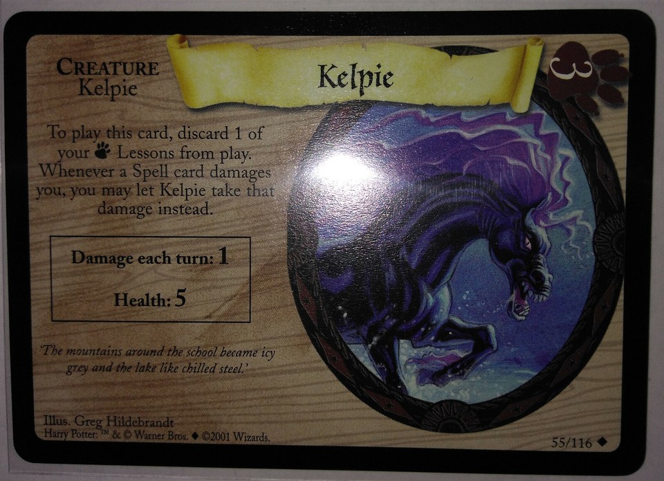 HARRY POTTER BASE SET TCG CCG Kelpie 055 REG | eBay