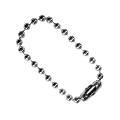 100 x Beaded Ball Chains with Connector for Key Chains or Swing Tags ...
