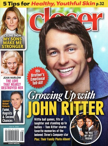 CLOSER Magazine July 8 2024 John Ritter Céline Dion Jean Harlow Bobby ...