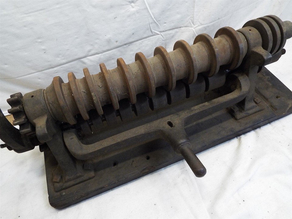 Antique Harness Makers Leather Creasing Rein Tool Machine Saddle Maker ...