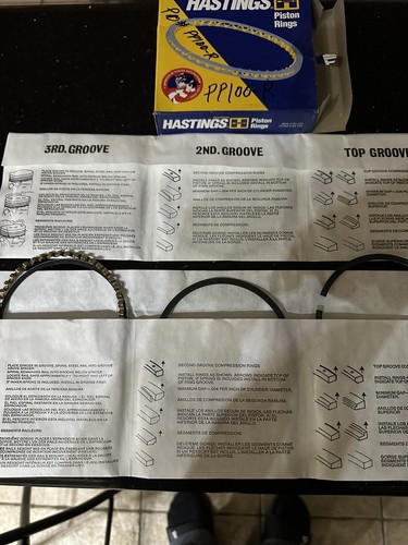 Gilroy Indian Powerplus 100 Piston Rings 02-04 PP100 Std Bore ...