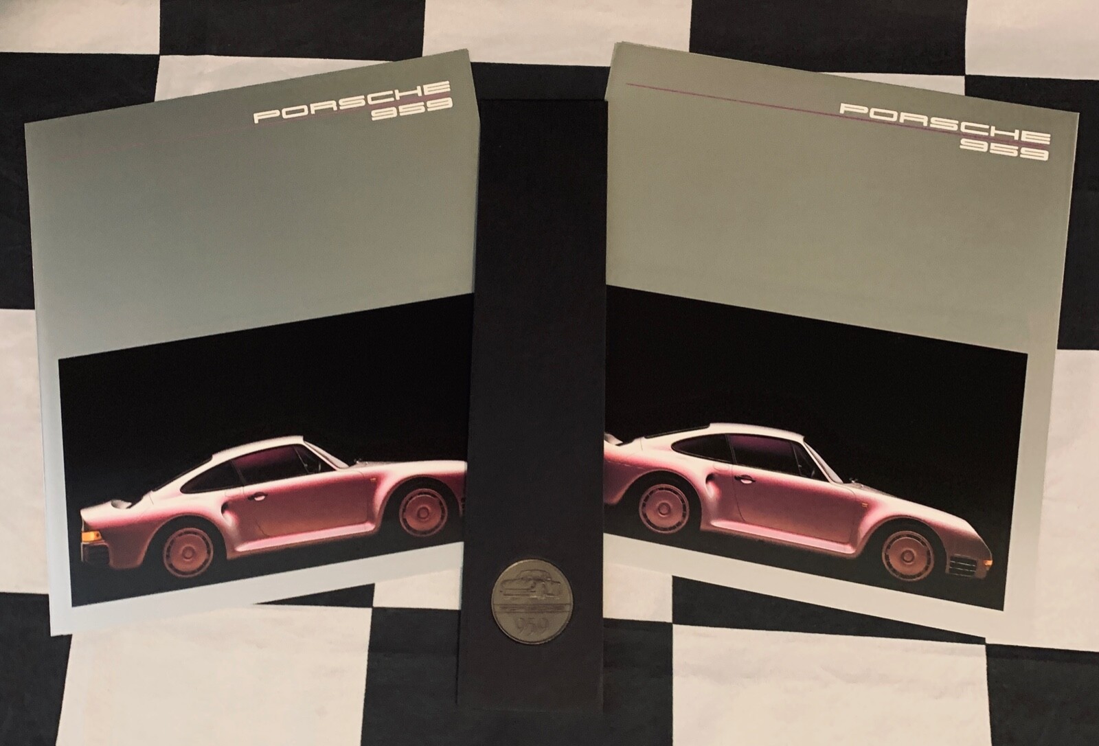 SIGNED HELMUTH BOTT & MANFRED BANTLE PORSCHE 959 ART & CAR EDITION ...