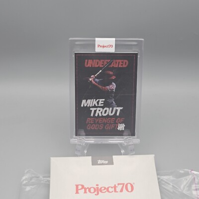 2021 Topps Project 70 #464 Mike Trout Card by UNDEFEATED | eBay