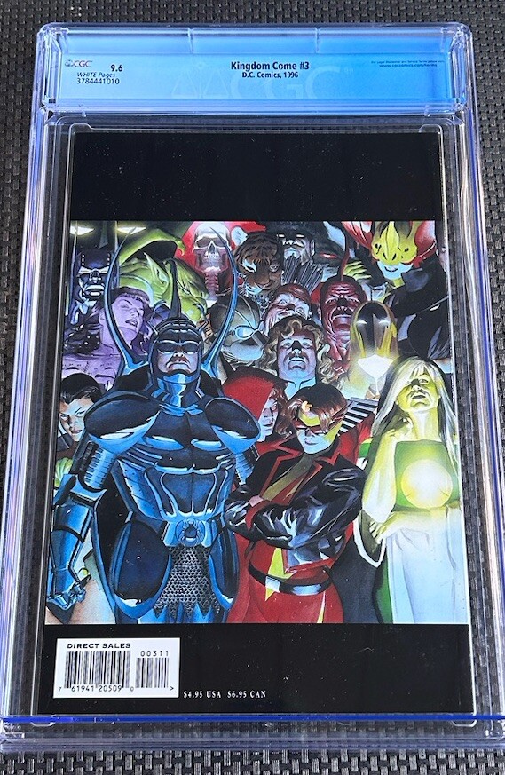 KINGDOM COME #3 CGC 9.6 Shazam Superman Magog Alex Ross Mark Waid 1996 ...