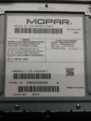 2019-2020 RAM 1500/2500/3500 CD PLAYER 222266 | eBay