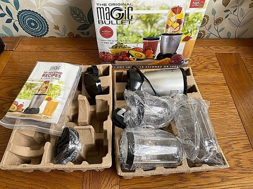 NutriBullet Magic Bullet Blender Mixer Food Processor Silver SPARE ...